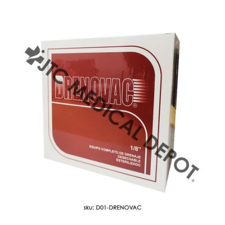 DRENOVAC 1/8" 3 MM ROJO