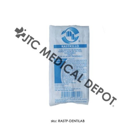 RASTRILLO C/DIENTES BORDE ROMO 1 FILO PZ